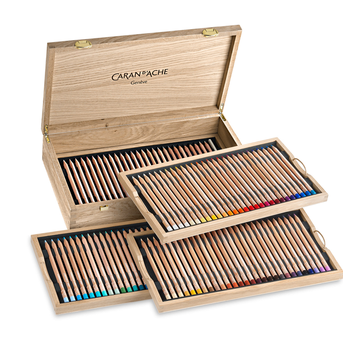Caran d'Ache Luminance Wooden Box Set of 100+ Pencils (6901-900) – The ...