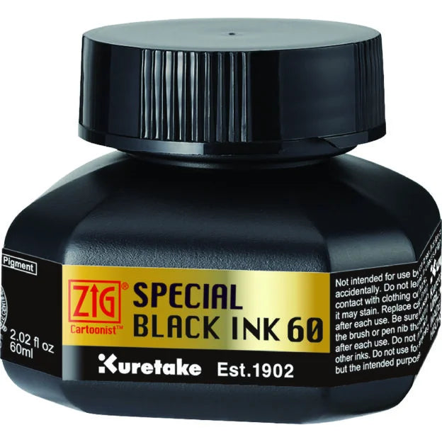 Zig Special Black Ink 60ml – The Artist Warehouse