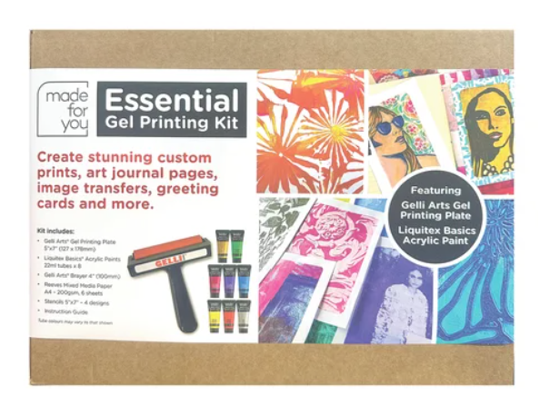 Made For You Essential Gel Printing Kit Gelli Arts Gel Printing and Li ...
